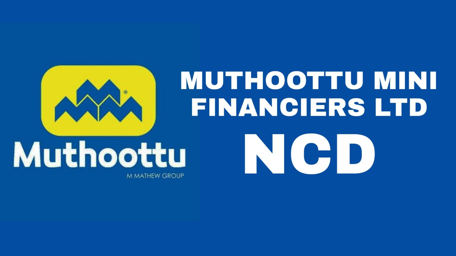 Muthoottu Mini Financiers NCD details - finvestfox.com